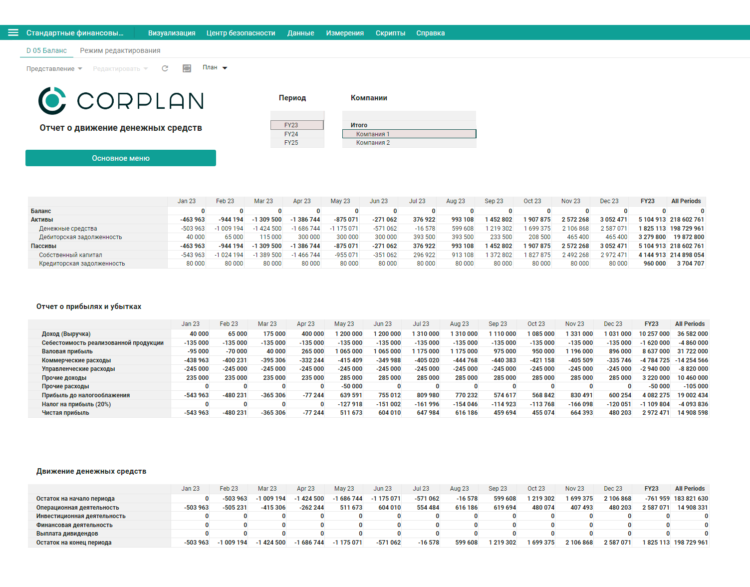 Управляйте финансами вместе с CORPLAN! - Начните пользоваться Corplan сегодня. Бесплатный доступ ...